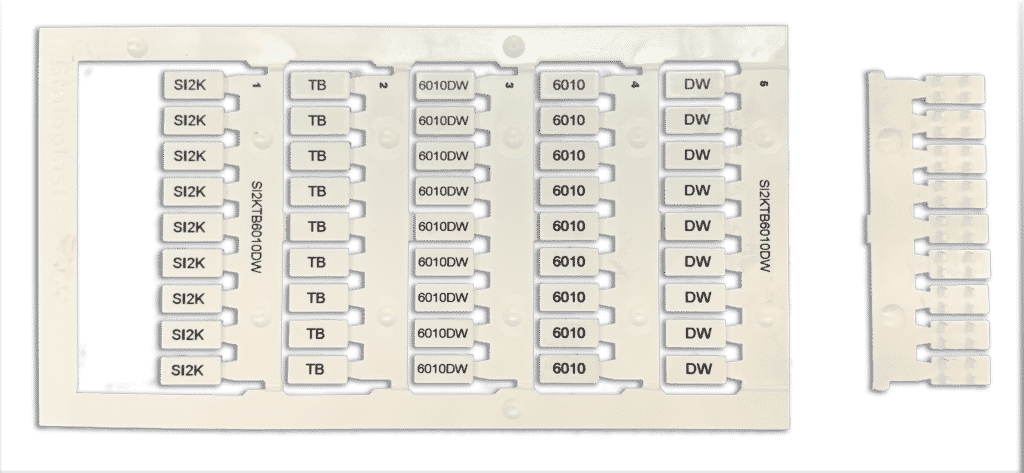 Grafoplast 10mm x 5mm Terminal Block Markers For Legrand, Wieland and ...