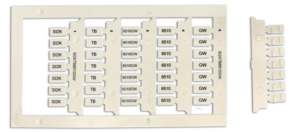 Grafoplast 10mm x 5mm Terminal Block Markers For Siemens