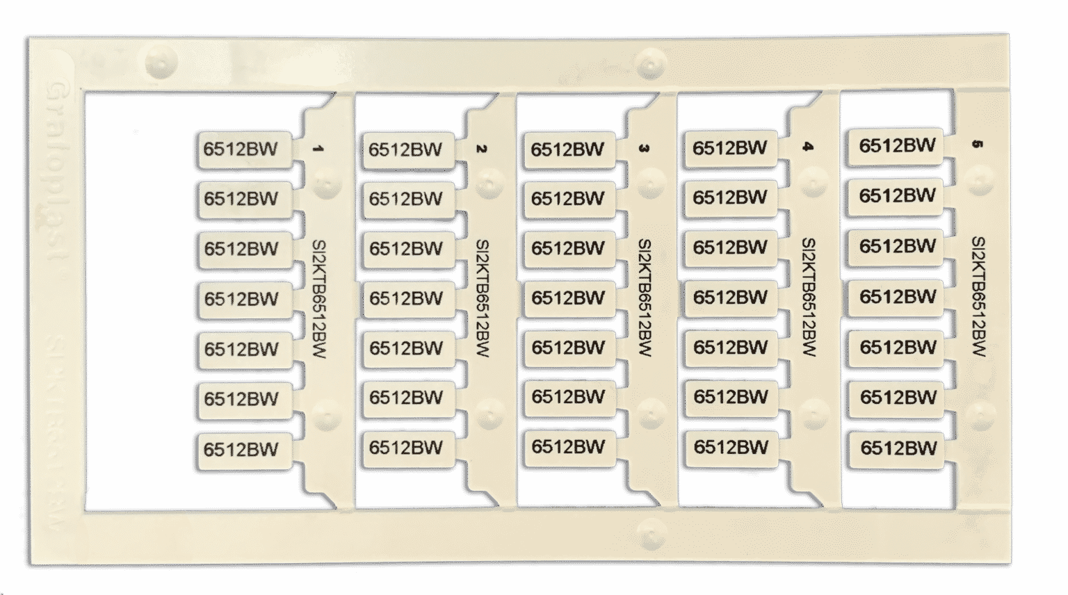 12mm x 5mm Terminal Tags For Cabur