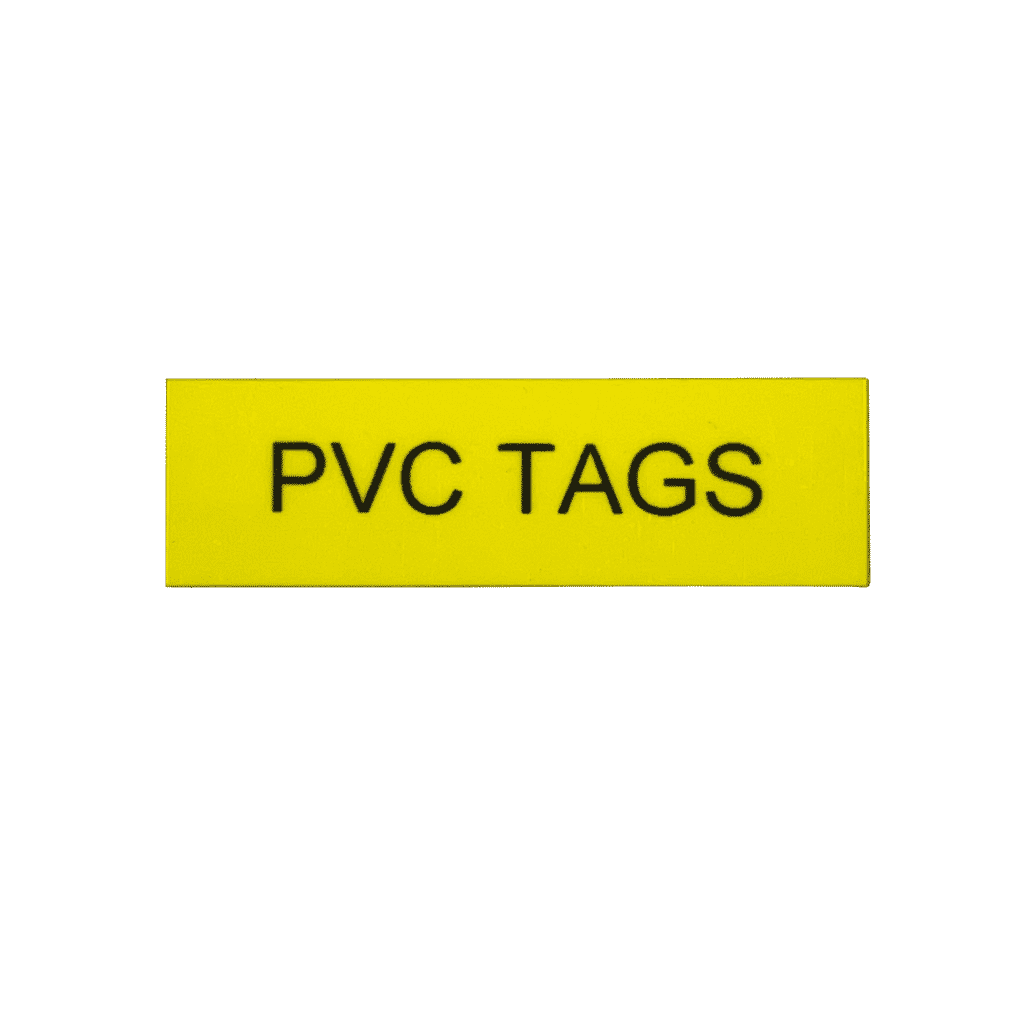 Grafoplast 27mm x 15mm Non Adhesive PVC Tag For Channel