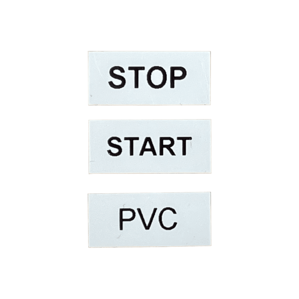 Non-Adhesive PVC Tags Printed On The EVOMAX Thermal Printer
